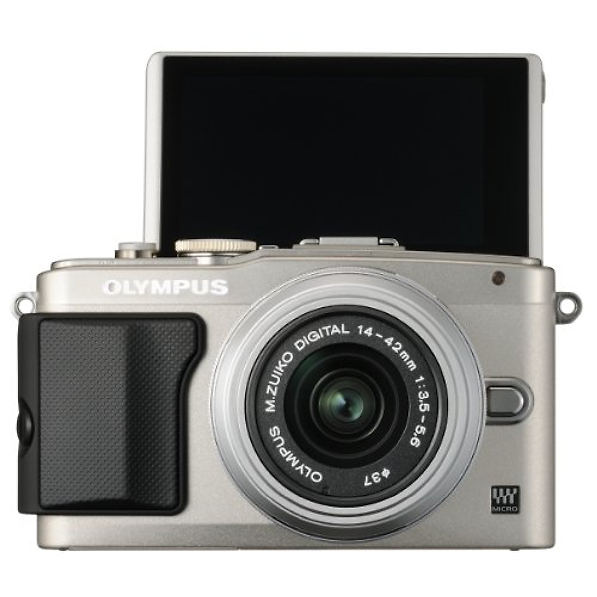 Olympus Mirrorless SLR E-PL6 with M Zuiko Digital 14-42mm Lens (Silver) - International Version