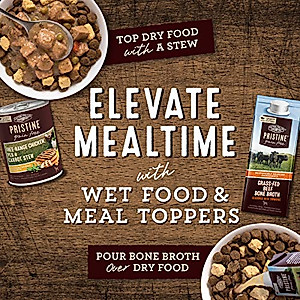 Castor & Pollux Pristine Grain Free Dry Dog Food Grass-Fed Beef & Sweet Potato Recipe with Raw Bites - 4 lb Bag