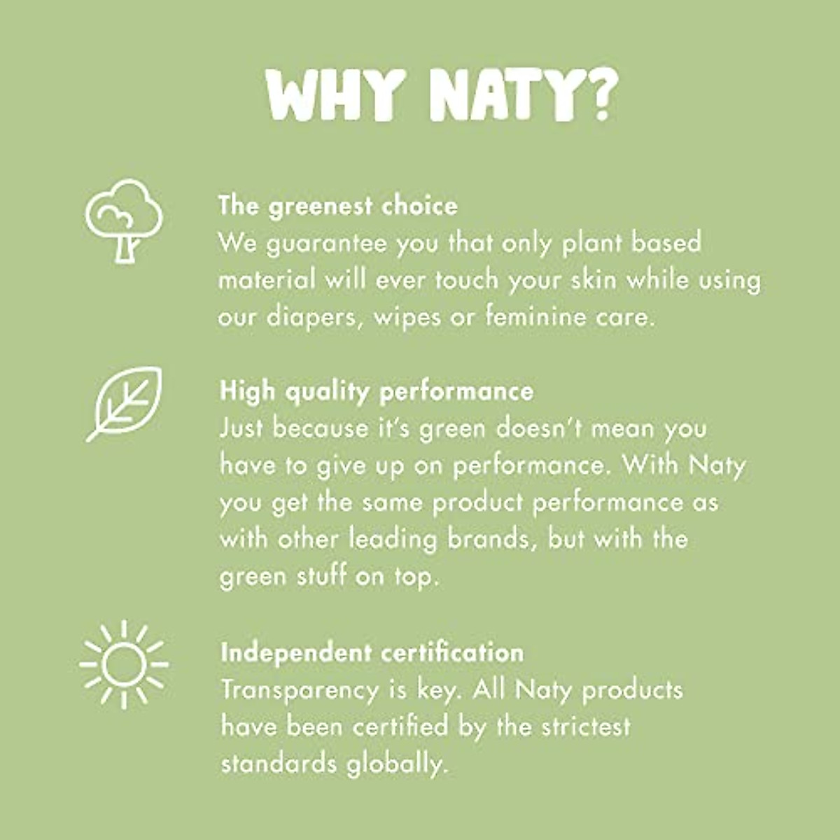 Eco by Naty Baby Diapers - Plant-Based Eco-Friendly Diapers, Great for Baby Sensitive Skin and Helps Prevent Leaking (Size 1, 100 Count)
