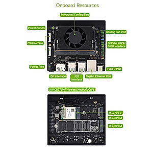 Waveshare Jetson Orin NX AI Development Kit for Embedded and Edge Systems, with 16GB Memory Jetson Orin NX Module Kit A