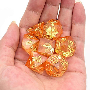 Four Seasons Dice Autumn Dice DND for Dungeons and Dragons(D&D) Role Playing Game(RPG) MTG Pathfinder Table Game Dice (Fall Dice)