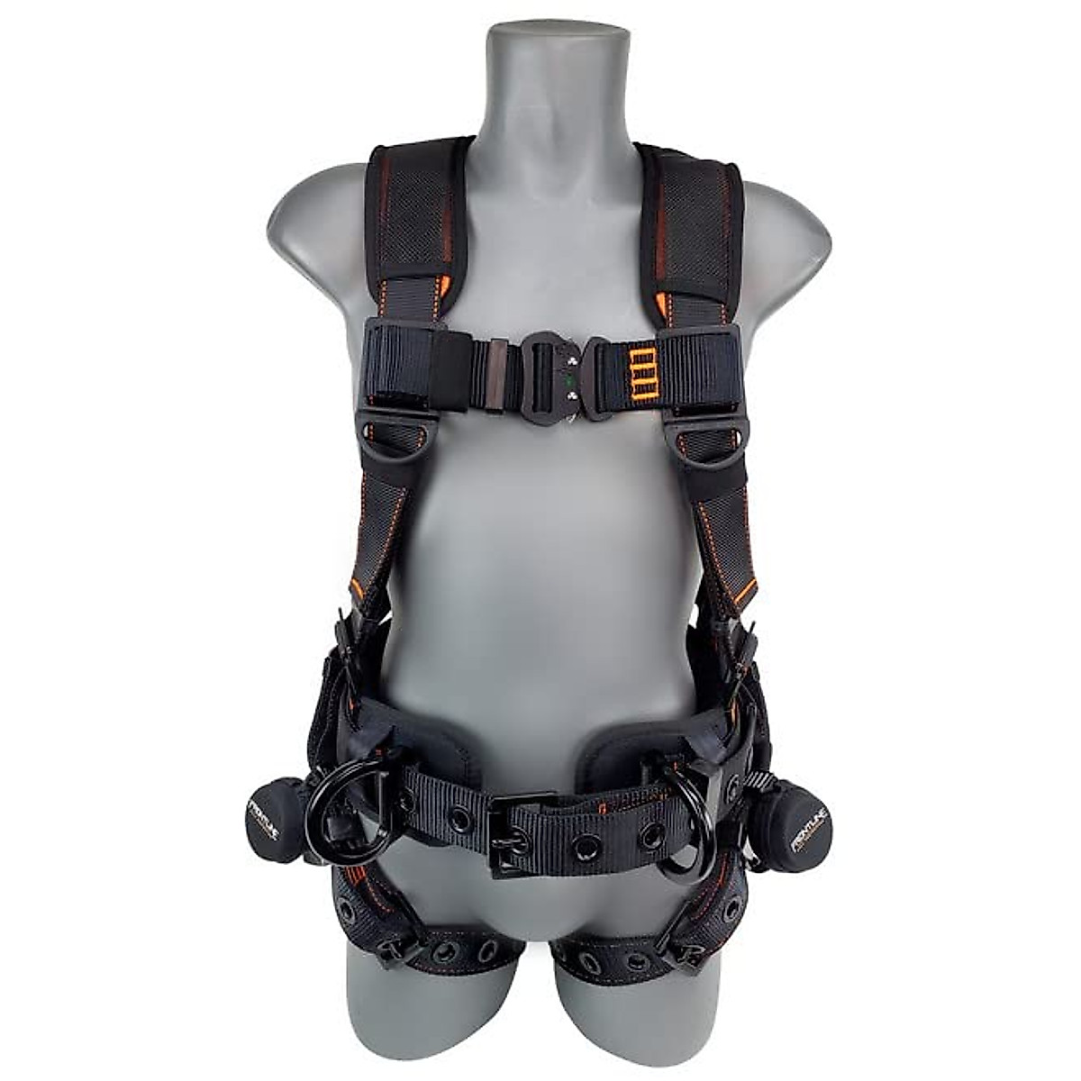 Frontline 110CTB Combat™ Lite Full Body Harness all Aluminum | Hardware Trauma Straps | OSHA and ANSI Compliant (Size: M-L)