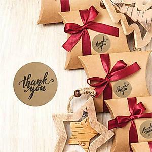 WOYAOBD 500Pcs Thank You Stickers for Packaging, 1.5 Inch Self-Adhesive Envelope Stickers for Small Business, Gifts, Weddings, Party, Boutiques, Label Stickers