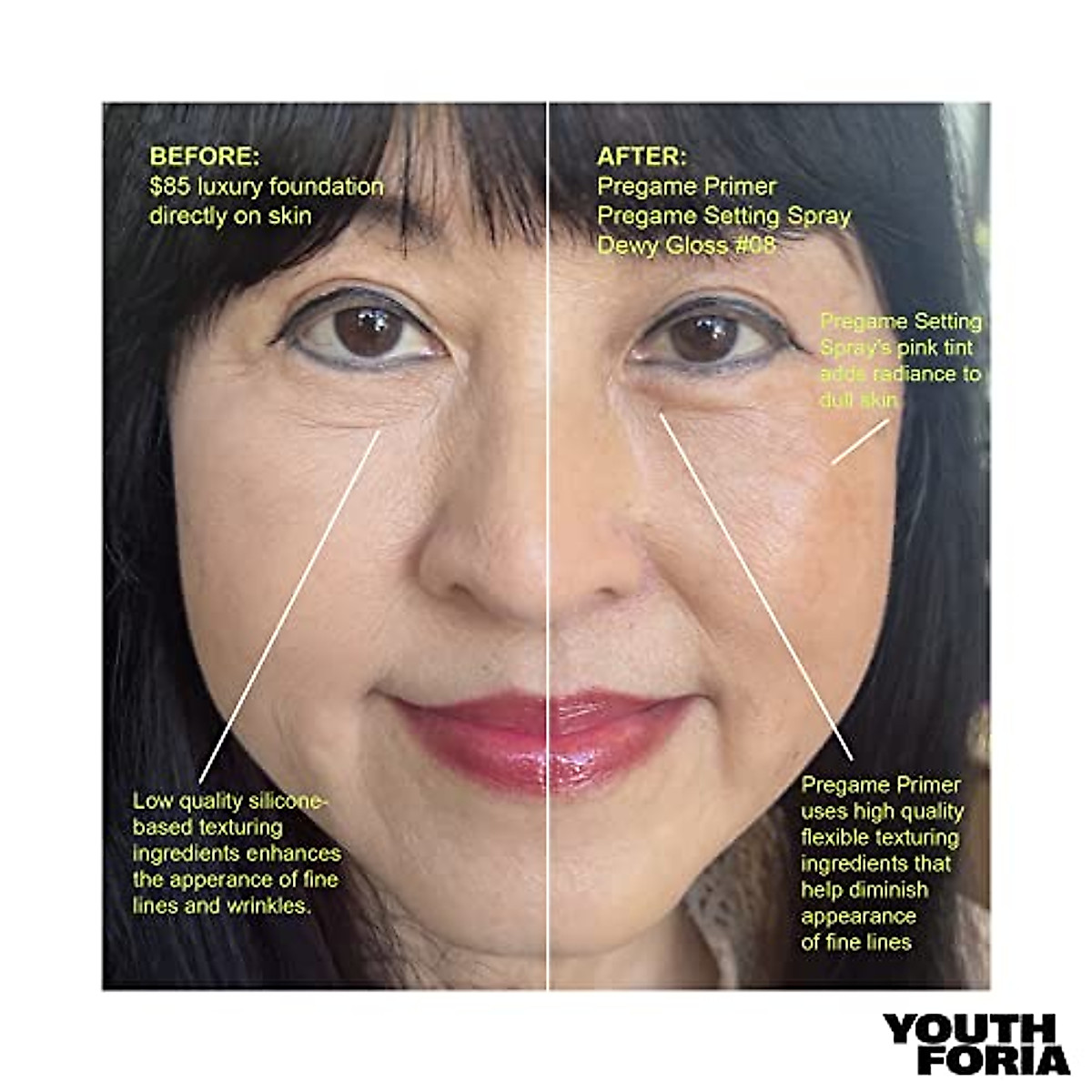 Youthforia Pregame Setting Spray, Daily Skin Moisturizing Mist, Extends Wear of Makeup & Creates A Soft-Radiant Finish, Vegan & Cruelty-Free