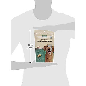 NaturVet – Senior Wellness Hip & Joint Advanced Plus Omegas | Help Support Your Pet’s Healthy Hip & Joint Function | Supports Joints, Cartilage & Connective Tissues | 120 Soft Chews