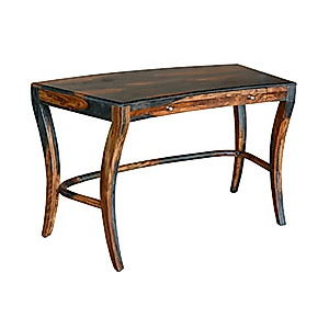 Coast to Coast Imports LLC Sheesham Highlight Wash One Drawer Writing Desk