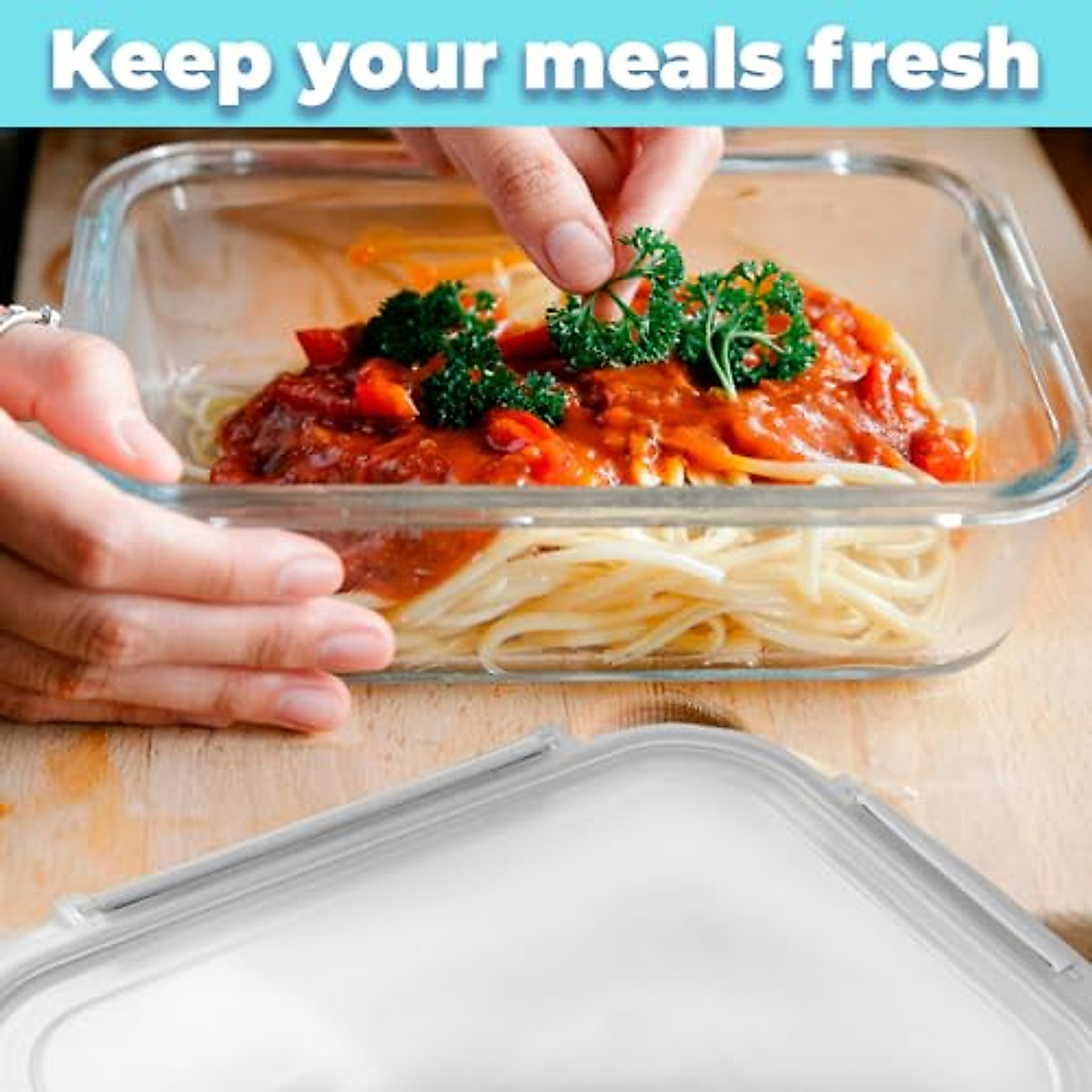 NINJAMO 24 Piece Glass Microwave Dishwasher Safe Storage Prep Meal Containers with Lids Leak Proof (Gray)