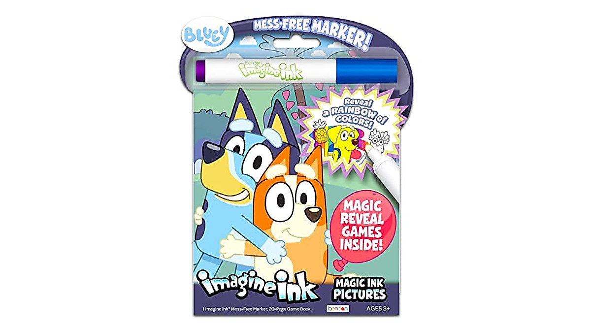 Bluey Imagine Ink Book Bundle for Kids Ages 4-8