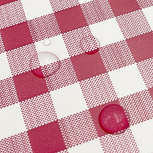 Yifely Red Holiday Gingham Drawer Paper Self-Adhesive Shelf Liner Makeup Cabinet Decor 17.7 Inch by 9.8 Feet