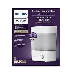 Philips AVENT Premium Baby Bottle Sterilizer with Dryer, SCF293/00