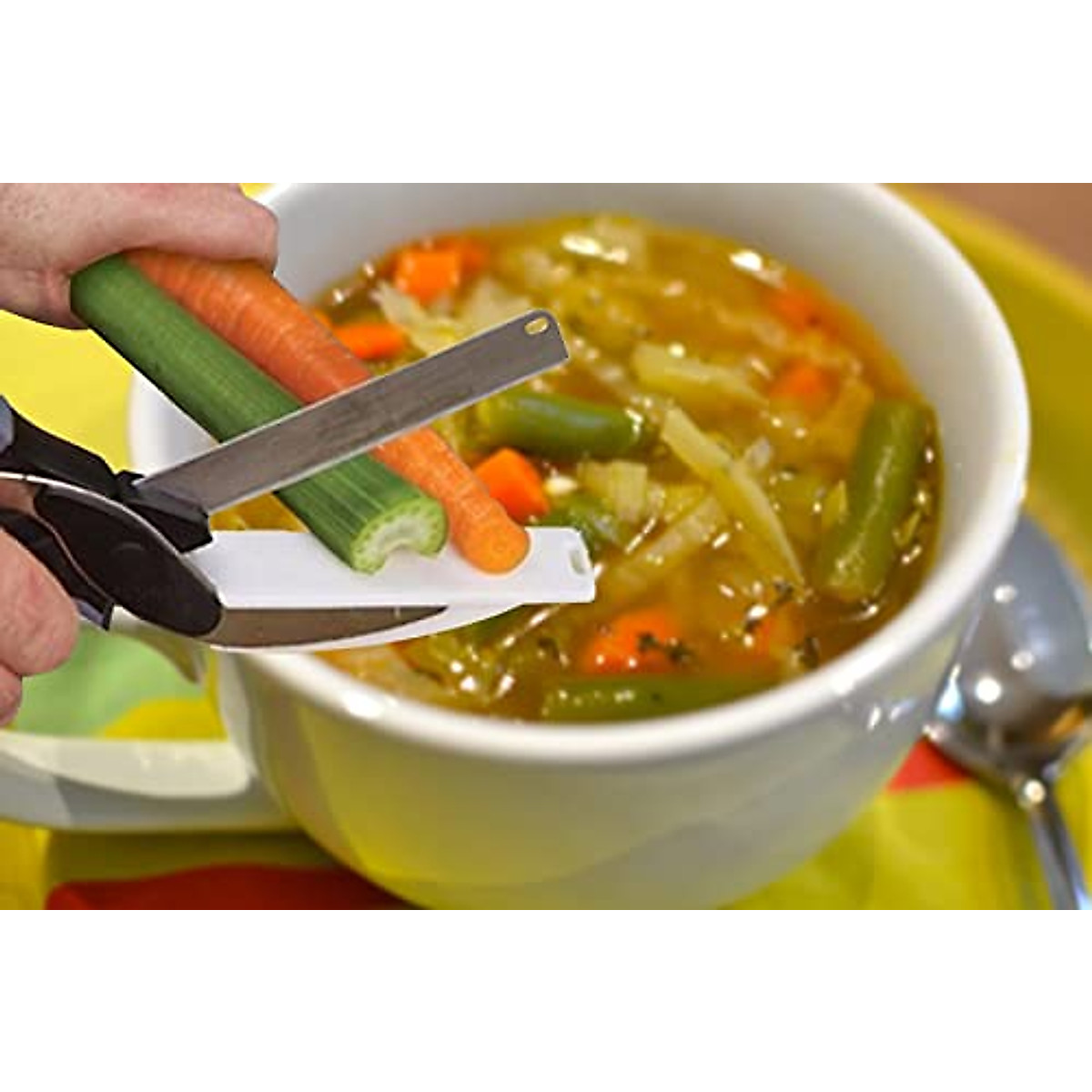 Vegetable Slicer Cutter - Produce Chopper Fruit Cutter - Smart Cutting Board And Knife Set Kitchen Slicer - Vegetable Chopper Veggie Cutter - Multiple Purpose Vegetable Slicer - Clever Smart Cutter