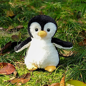 Apricot Lamb Antarctic Toys Plush Black Penguin Stuffed Animal Soft Cuddly Perfect for Child (Black Penguin ，8 Inches)
