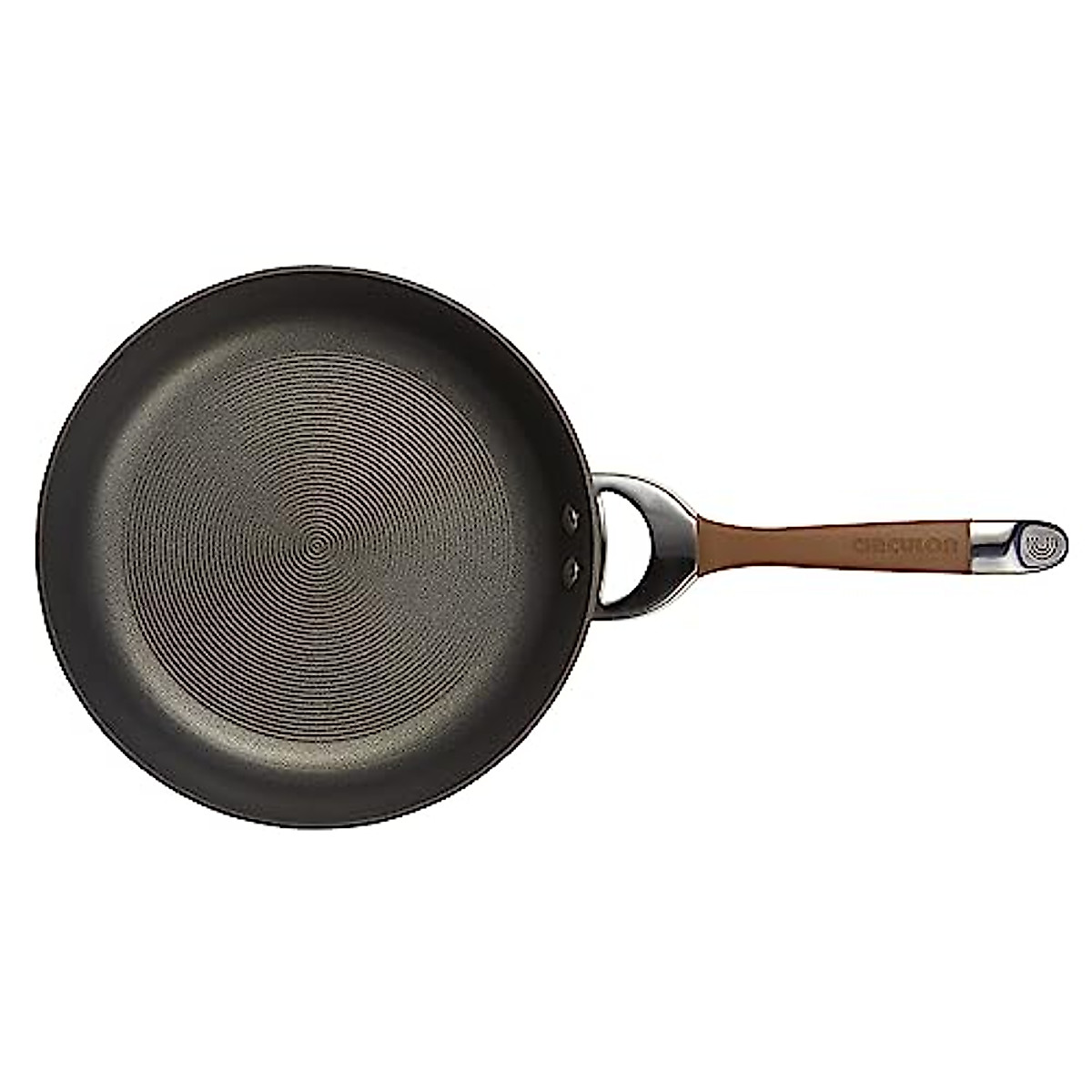 Circulon Symmetry Dishwasher Safe Hard Anodized Nonstick Cookware Pots and Pans Set, 11-Piece, Chocolate