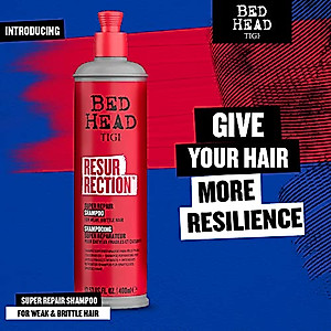TIGI Bed Head RESURRECTION REPAIR SHAMPOO FOR DAMAGED HAIR 13.53 fl oz