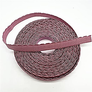 Crescent Elastic Lace Trim Fold Over Elastic Band for Sewing Lace Ribbon Waist Band Garment Accessory