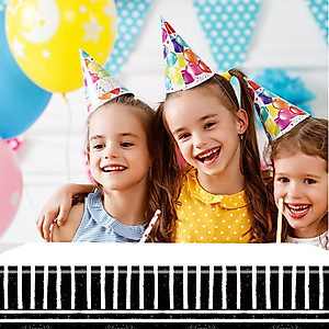 Fuyhiuous 2Packs Beetlejuice Tablecloth Disposable Tablecover for Beetlejuice Birthday Party Supplies and Decorations for Kid Boy Baby Shower Rectangle Tables 70"X42"