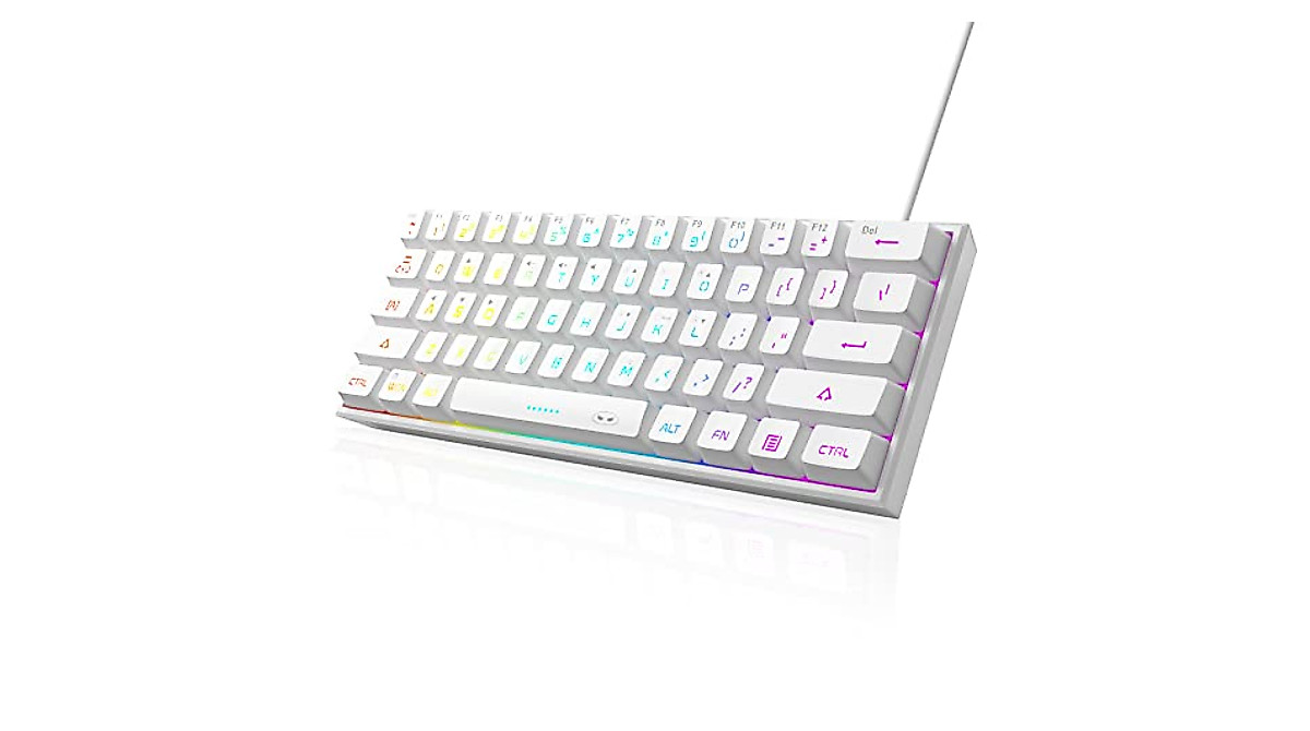 MageGee Mini 60% Gaming Keyboard with RGB Backlit & Waterproof