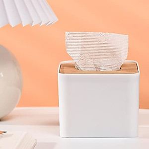 Hondony Home Tissue Paper Dispenser | Tissue Paper Holder Tissue Box Containers with Arc Opening | Removable Tissue Dispenser, Kitchen, Living Room, Bedroom, Bathroom