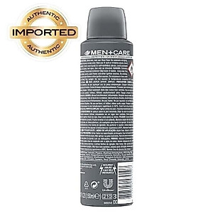 Dove Men+Care Antiperspirant Dry Spray Deodorant for Men Clean Comfort 48 Hour Sweat and Body Odor Protection 3.8 oz 3 Count