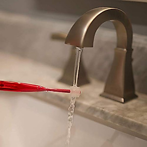 Brilliant Soft Bristle Toothbrush for Adults - Round Brush Head Micro-Fine, Rounded-Tip 360 Degree All Around Bristles, Sensitive Tooth Brush, Oral Hygiene Products, Red, 1 Count