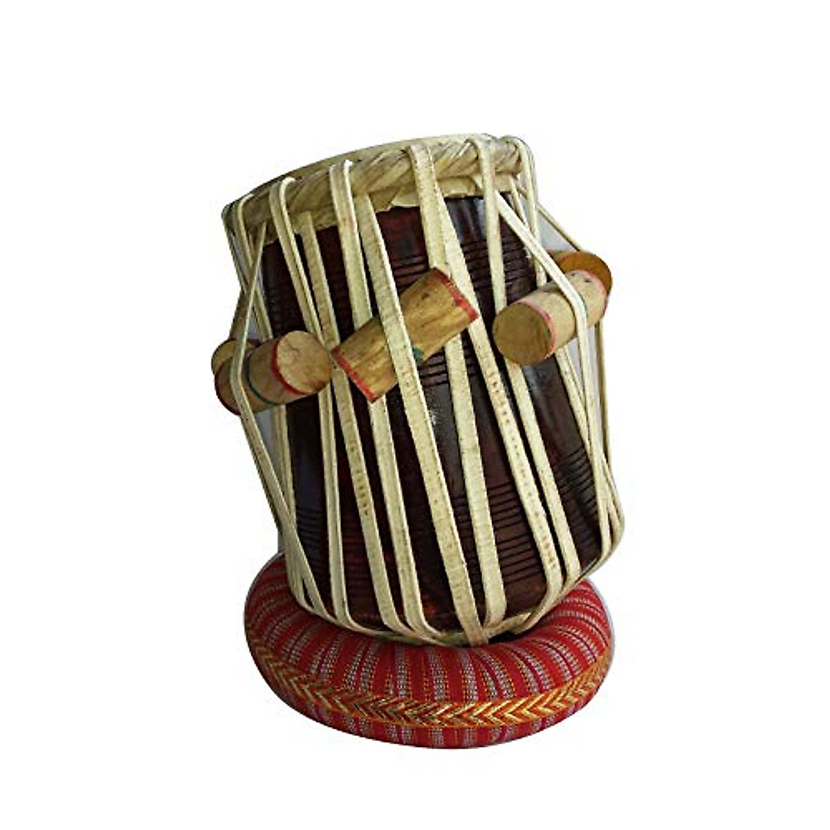 SHREYAS Student Tabla Drum Set, Basic Tabla Set, Steel Bayan, Dayan & Book, Hammer, Cushions & Cover - Perfect Tablas for Students and Beginners on Budget (PDI-IB) Tabla Drums, Indian Hand Drums