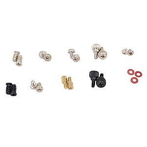 Kalanution 250pcs Personal Computer Screws & Standoffs Set Assortment Kit for Mother Board, Computer PC Spacer Screws Assortment Kit for Hard Drive Computer Case Motherboard Fan Power Graphics