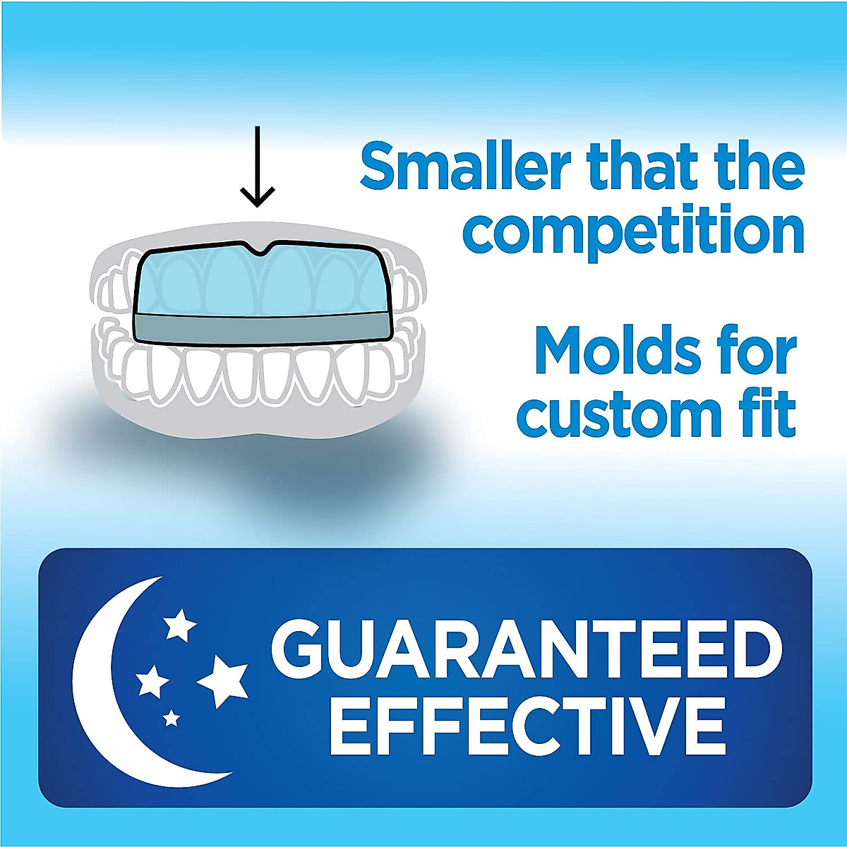 Dentist's Choice Dental Guard - Best Oral Appliance for Bruxism Clenching - Nighttime Moldable Front Tooth Custom Anti Teeth Grinding Night Protector - Professional Slim-fit Bruxing Mouth Bite Splint