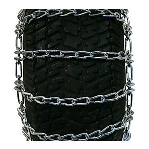 The ROP Shop | Pair of 2 Link Tire Chains 16x6.5x8 for Troy-Bilt & Ariens Snow Blower & Thrower