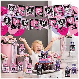 ARHAVI 12pcs Kuromi Party Favor Gift Boxes, My Melody and Kuromi Birthday Party Supplies for Kawaii Party Decorations