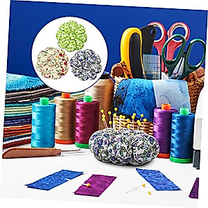 EXCEART 3pcs Wrist Pin Bag Wrist Pin Organizer Sewing Pin Wrist Pin Cushion Corsage Wristlet Band Cross Stitch Supplies Embroidery Supplies Sewing Needles Holder Pin Cushions for Sewing