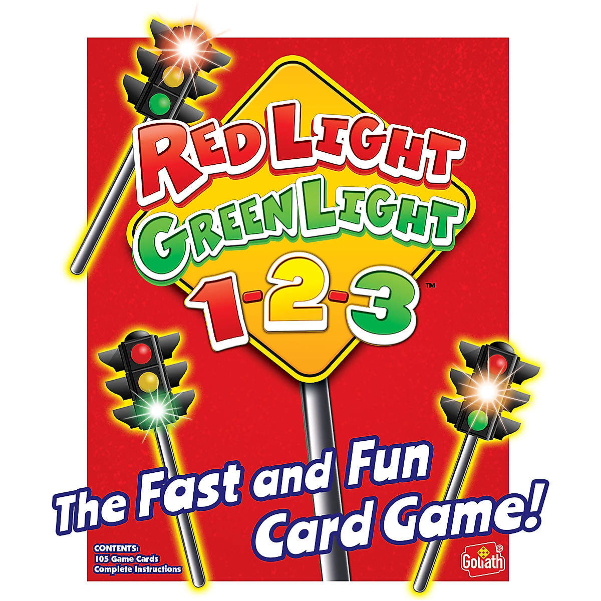 Red Light, Green Light, 1-2-3 - Card Game for Ages 5 and Up