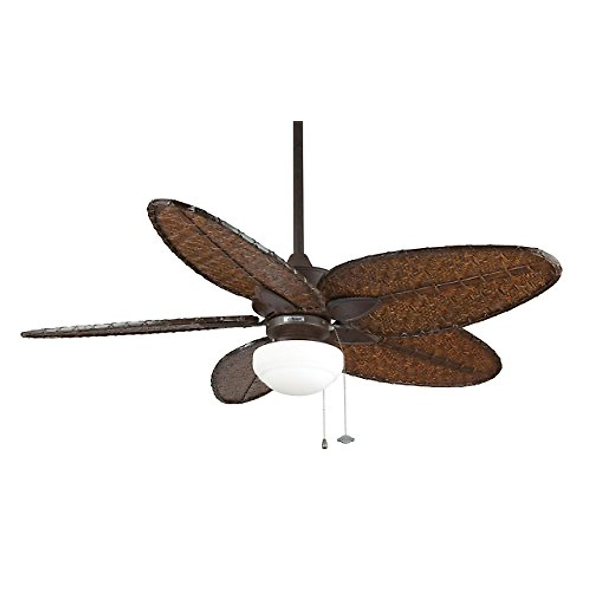 Fanimation Windpointe - 22 inch - Rust with Antique Narrow Oval Blades with Pull-Chain - FP7500RS