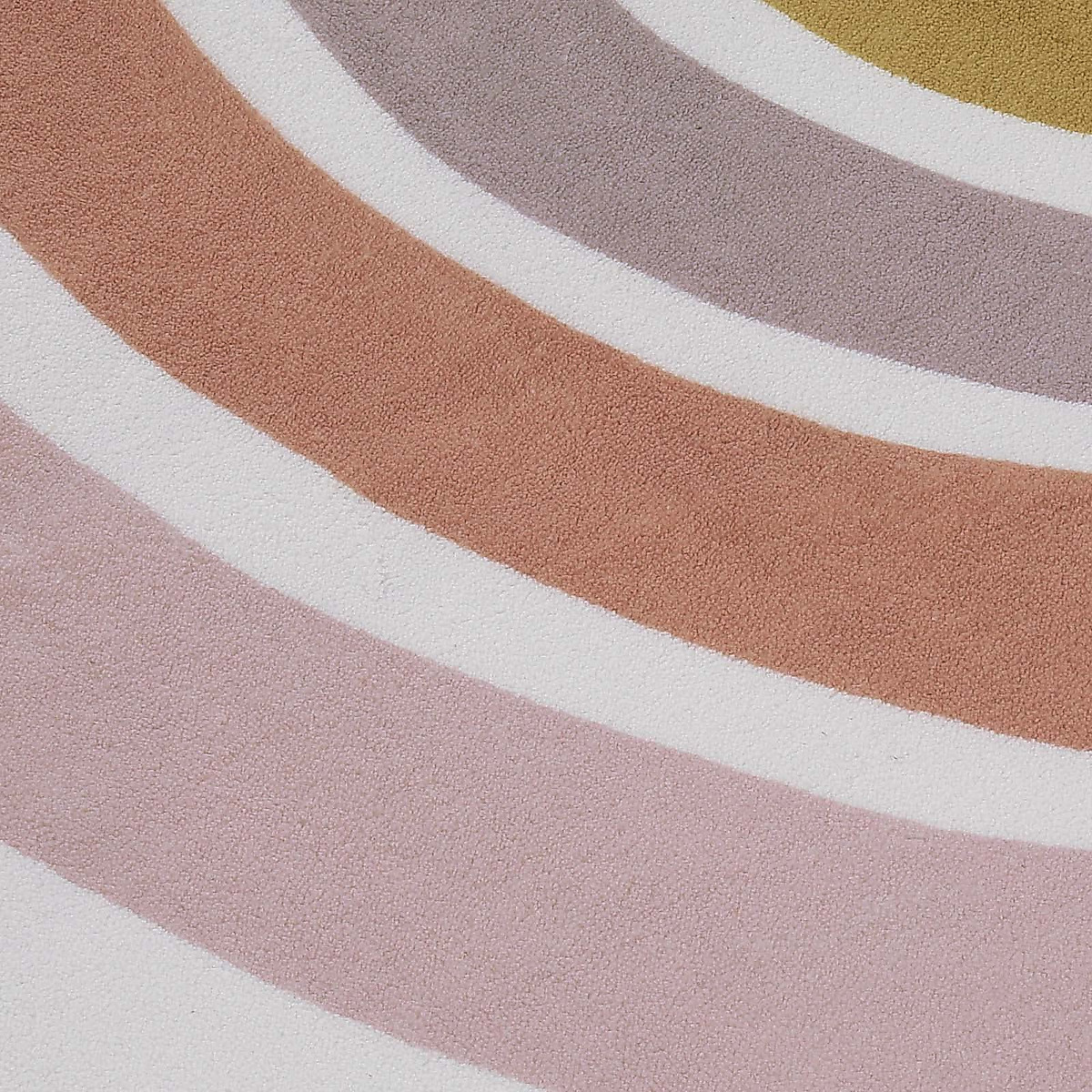 STARUIA Rainbow Kids Rug Play Carpet 55"x47" for Bedroom, Hexagon Washable Rug for Playroom Tent Castle, Non-Slip Nursery Rug Soft Play Mat for Children Playpen Classroom Dorm