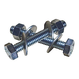 Accuform Set of 2, 2" x 5/16" Sign Post Mounting Hardware, HFN208