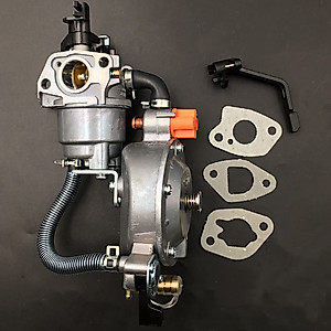 Huayicarbpart Propane, Gasoline, Natural Gas Generator Conversion Kit Carburetor Compatible with Champion 3000 4000 Watts Gas Generator