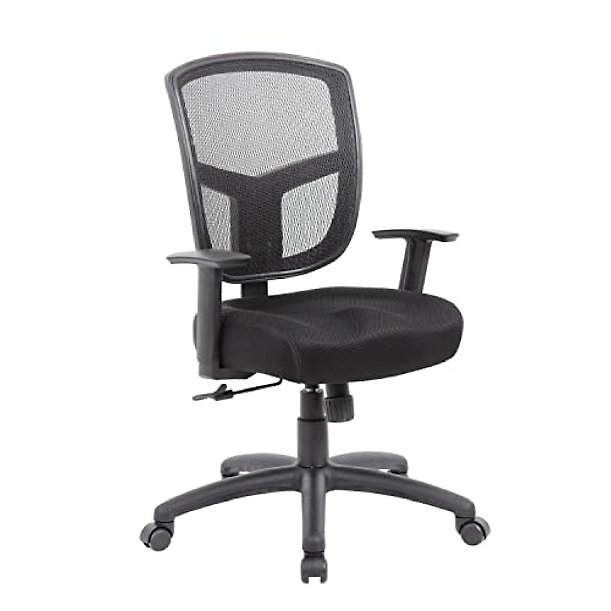 Boss Office Products (BOSXK) Contract Task Chair with Synchro-Tilt Mechanism, Black