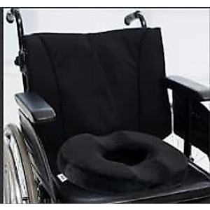 ZIRAKI Donut Pillow Tailbone Seat Cushion - Orthopedic Design | Coccyx Memory Foam Pillow Contoured Luxury Comfort, Pain Relief for Hemorrhoids, Prostate, Pregnancy, Post Natal Sciatica Surgery