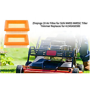 Zhiqinge 2X Air Filter for Stihl MM55 MM55C Tiller Trimmer