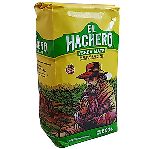 The Argentino "El Hachero" Yerba Mate Tea Yerba Mate Loose Leaf Yerbamate Yerbe mate Loose green tea (500g./1.1Lb)