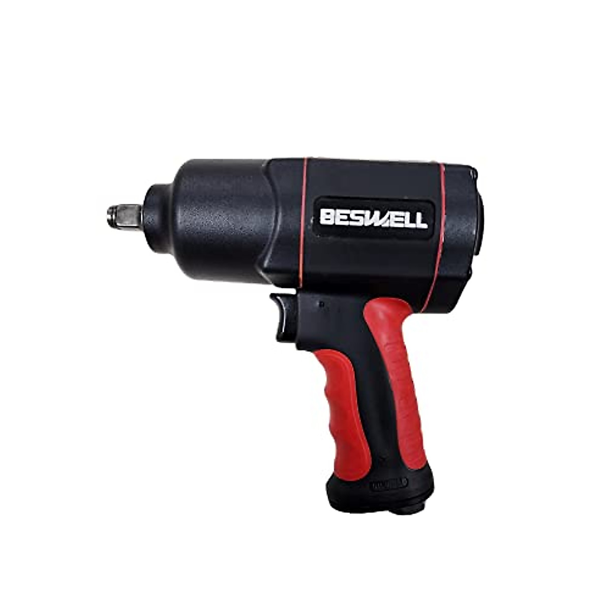 BESWELL-1180 Ft.lbs Max Loosen Torque 1/2" Regular Size Twin Hammer Air Impact Wrench-BW-112BN