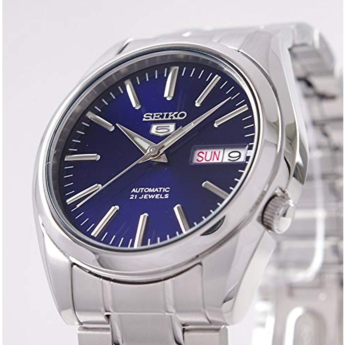 Seiko 5 Automatic Mens Day/Date Stainless Steel Bracelet WatchSNKL43