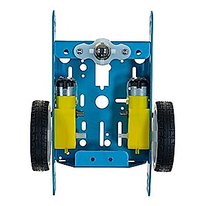 Robotistan - Multi-Purpose Aluminum 2WD Robot Body - Blue Robot Platform Kit
