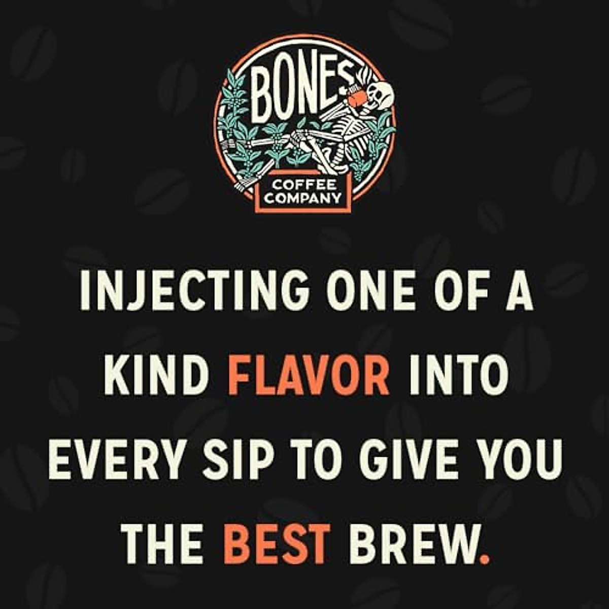 Bones Coffee Company What the Fluff?! Berry Cotton Candy, Low Acid Flavored Coffee Made with Arabica Coffee Beans, Dark Roast Coffee, Coffee Lover Gift Ideas (12 oz)