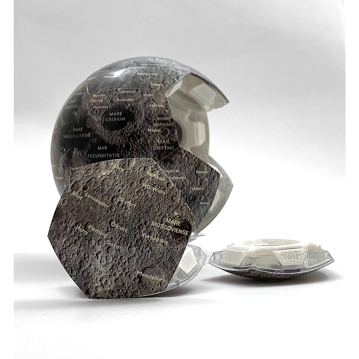 Moon Globe - Snapspheres Magnetic Globe - 4"