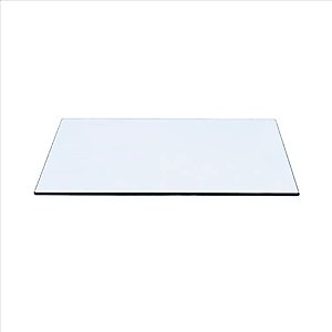 24" X 40" Rectangle Clear Glass Table Top 1/2" Thick with Flat Polished Edge and Touch Corners