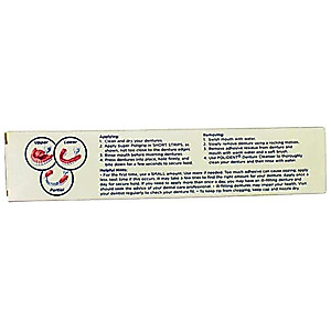 SUPER POLIGRIP Denture Adhesive Cream Original 2.40 oz (Pack of 6)