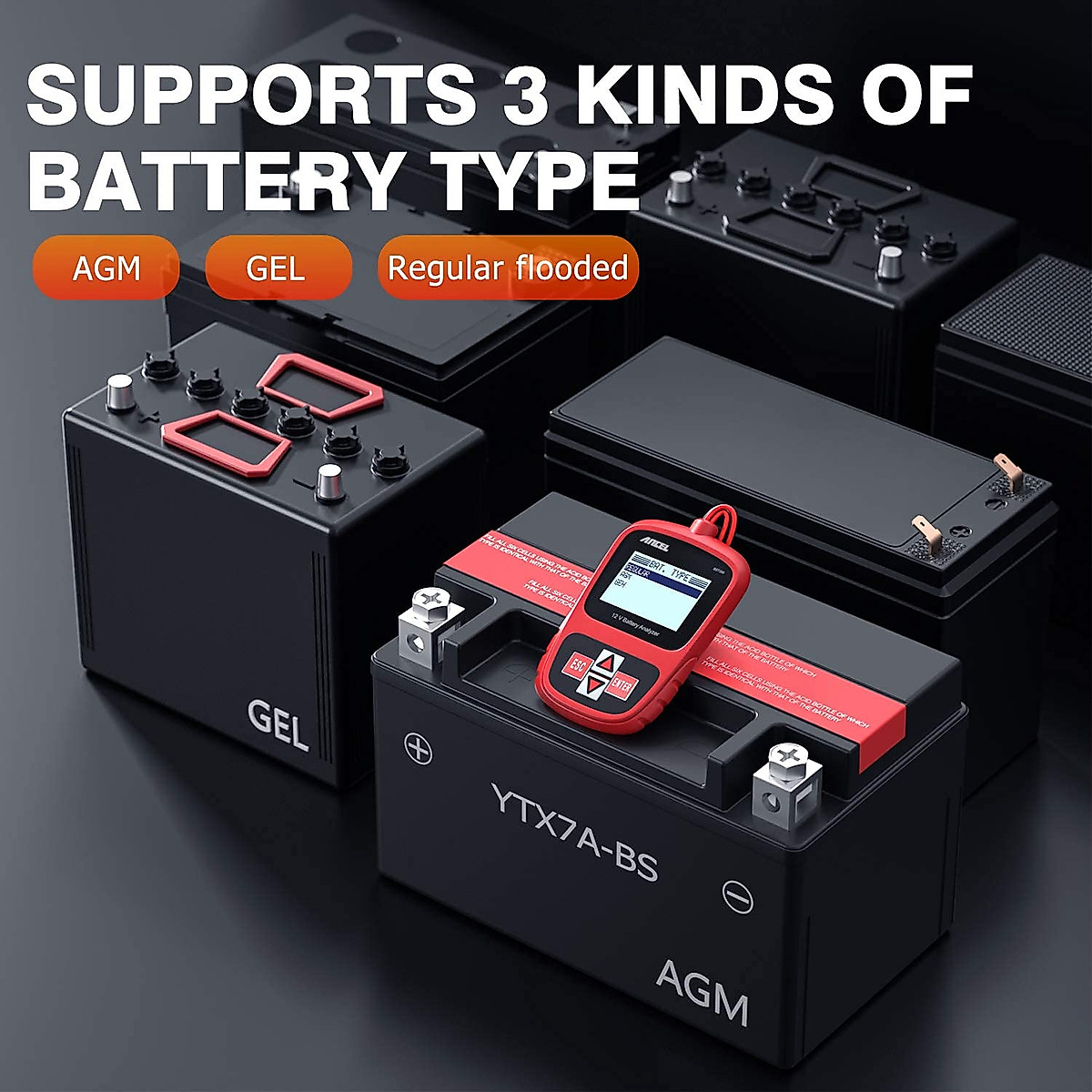 ANCEL AD530 and ANCEL BST200 12V Car Battery Tester