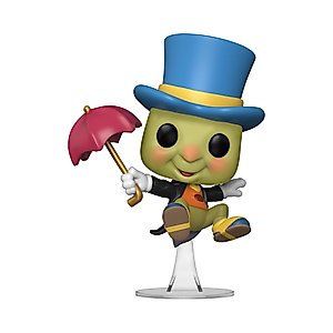 Funko Pop! Disney: Pinocchio - Jiminy Cricket with Umbrella Vinyl Figure, Fall Convention Exclusive, 3.75 inches