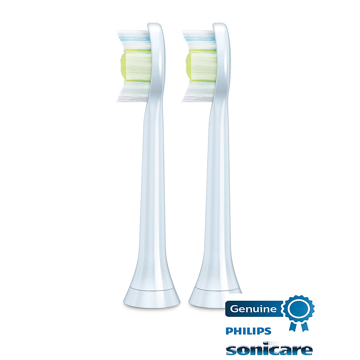 Philips Sonicare Genuine DiamondClean replacement toothbrush heads, HX6062/64, White 2-pk