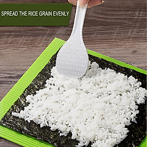 shofilt Sushi Making Kit, Premium Silicone Sushi Mat Sushi Rolling Mat for Beginner Sushi Kids 8.6 x 7.8 Inch